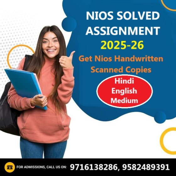Growth Education Points - Nios Solved Assignment, Guide Books, Practical...